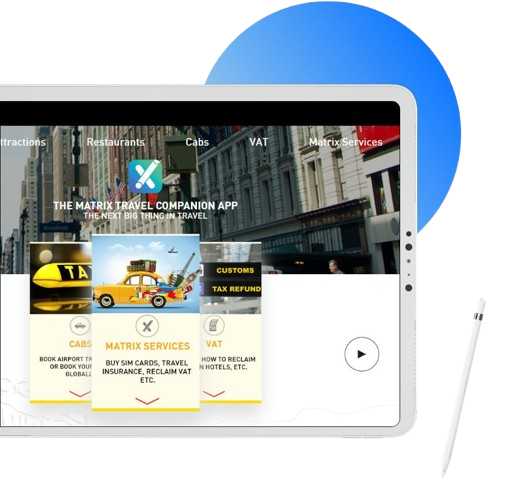 MATRIX Travel App Personalized Travel Companion | QSS Technosoft